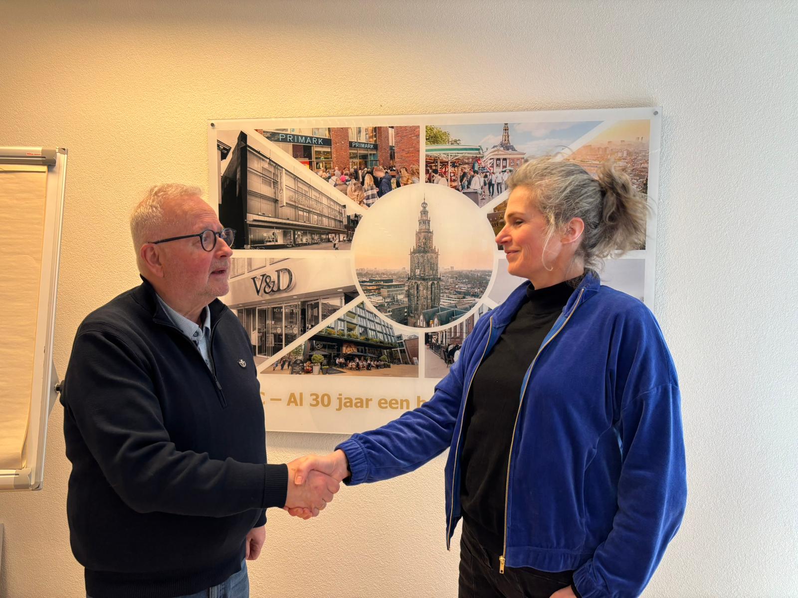 Nynke Kloosterman neemt stokje van Erwin over - Groningen City Club